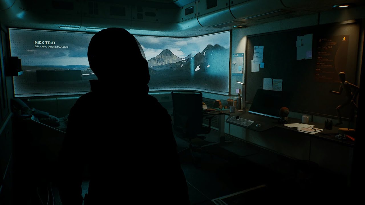 Fort Solis | Ambience & Ambient | Mining Base, Private Cabins - YouTube