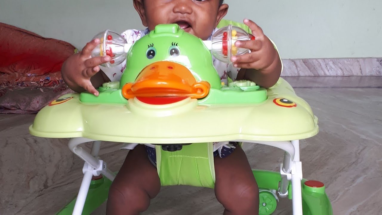 Baby Hug adjustable walker Unbox - YouTube