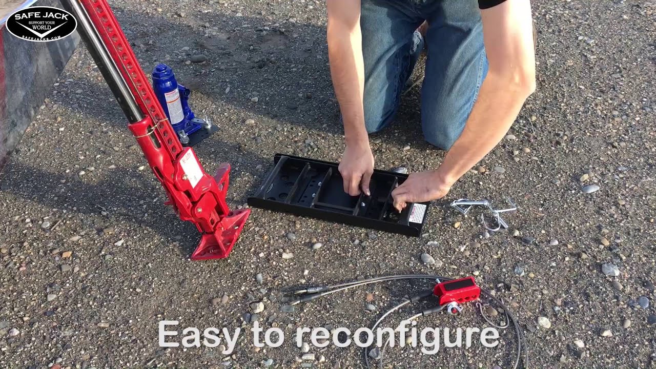 A BASE PLATE for both HI-LIFT and BOTTLE JACKS - YouTube