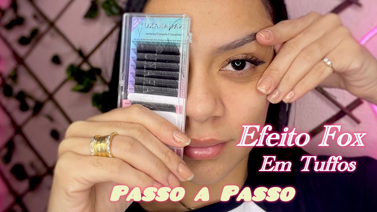 Cílios FOX EYES em Tuffos - passo a passo MODO FÁCIL - YouTube