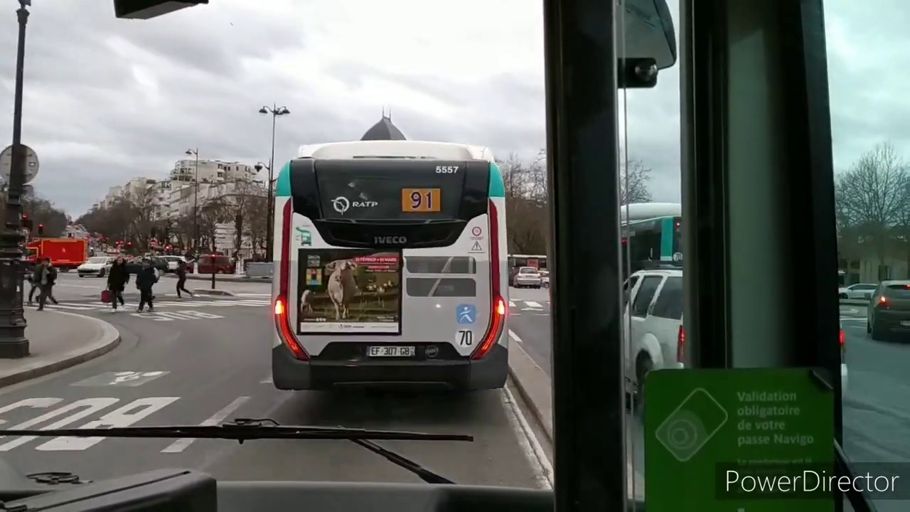 Timelapse ligne 61 RATP- Citelis Line nº3484 - YouTube