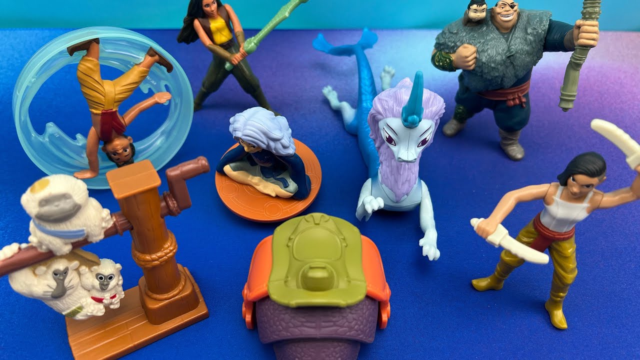RAYA THE LAST DRAGON, MCDONALDS HAPPY MEAL FULL SET - YouTube