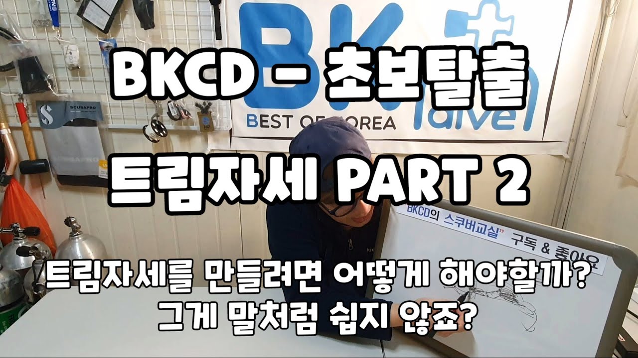 트림자세 PART 2 - 트림자세를 만들려면 어떻게 해야할까? - BKCD 초보탈출 - YouTube