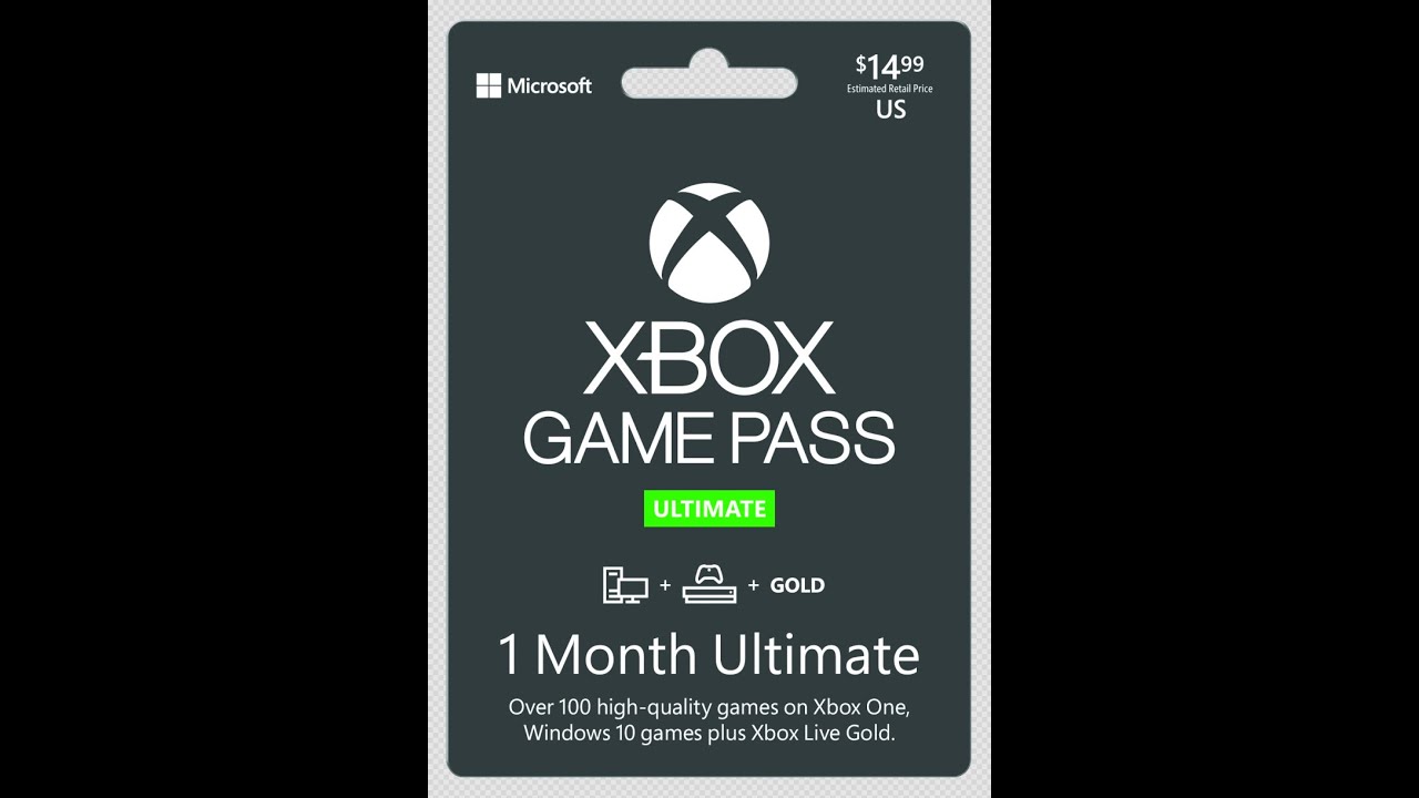 XBOX Game Pass Ultimate 1 Month Redeem Code - YouTube