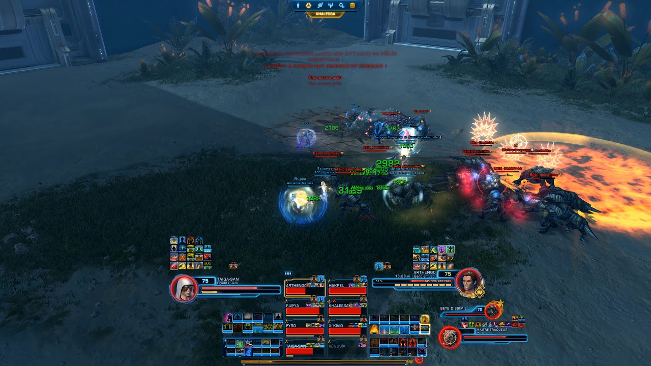 Swtor 6.0 -The Huntmaster -Dxun HM(Veteran Mode) - Boss 5 - Heal POV ...