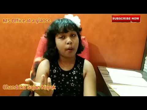 MS Office at a glance, Class v, Computer, Chapter 3 solve exercise by Chandrika Sajan Nayak ...