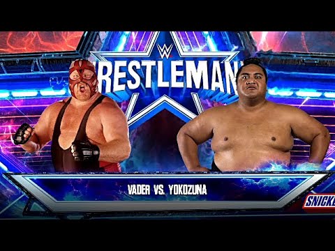 Vader Vs. Yokozuna | WWE | WWE2K23 | Game Play | MjB - YouTube
