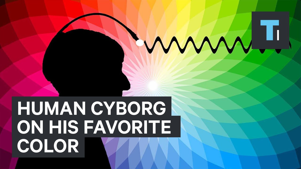 Human cyborg on his favorite color - YouTube
