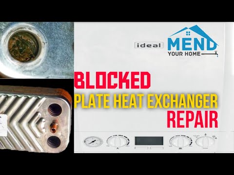 Ideal Logic Plate heat exchanger no hot water combi - YouTube