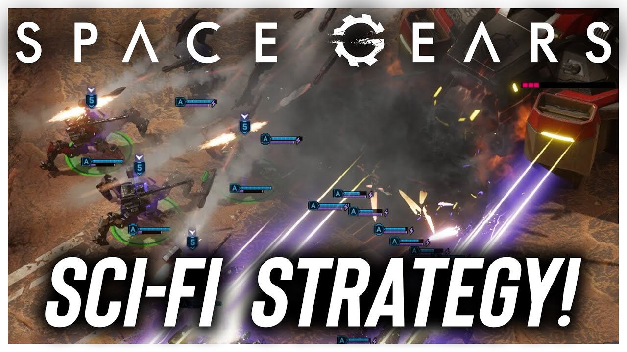 I played the NEW Space Gears strategy game! - YouTube