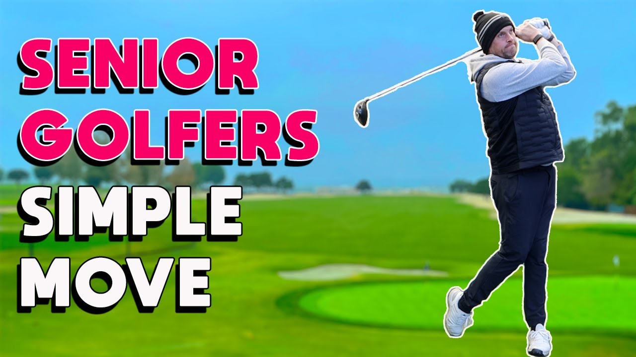 Easy golf swing for SENIOR GOLFERS to hit the ball further - YouTube