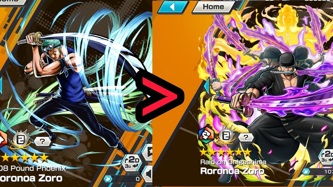 normal zoro to ex zoro one piece bounty rush gameplay #onepiece #opbr ...