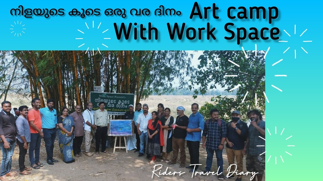 Art Camp with Team Work Space- Plein Air Watercolor Painting- Art Vlog ...
