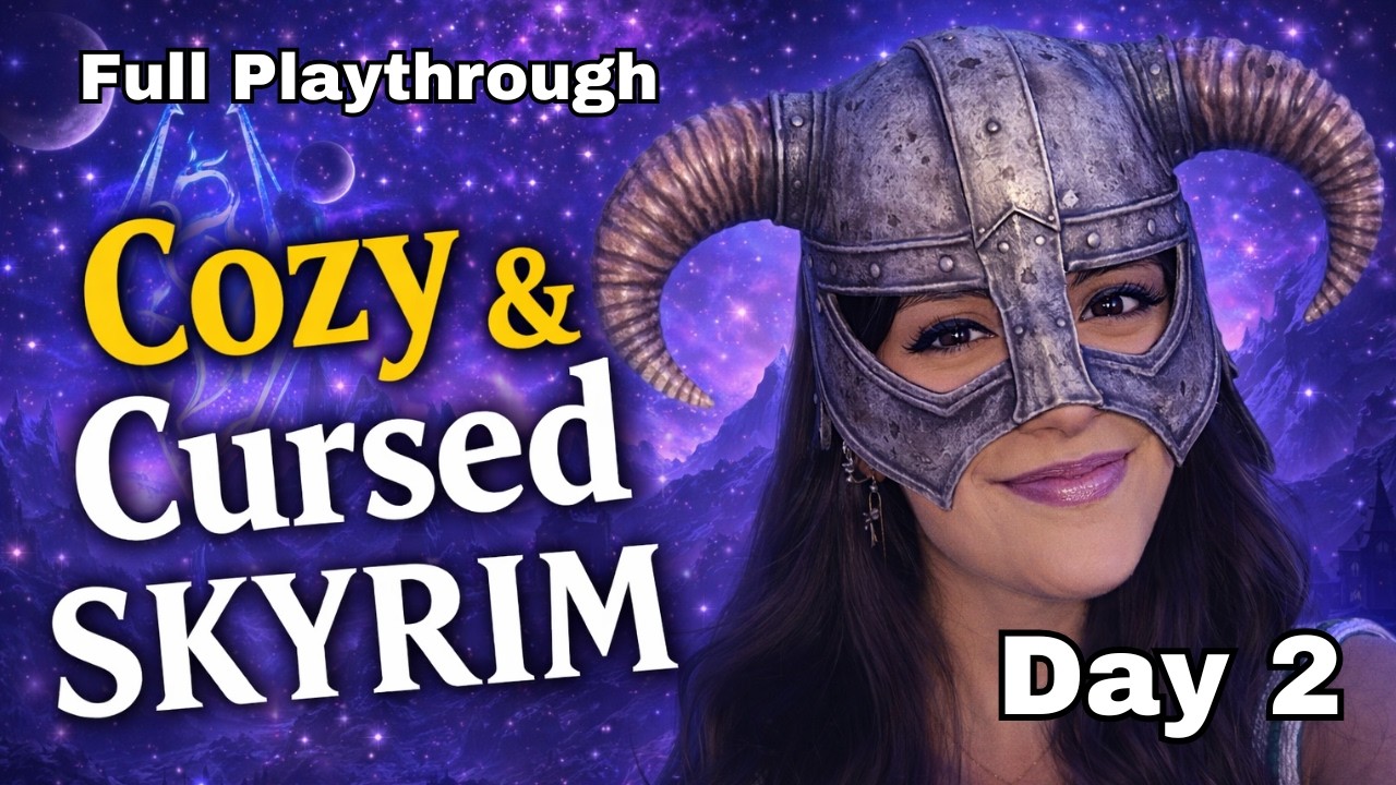 LET'S PLAY SKYRIM IN 2026! Cozy & Cursed First Playthrough with DAGOTH ...