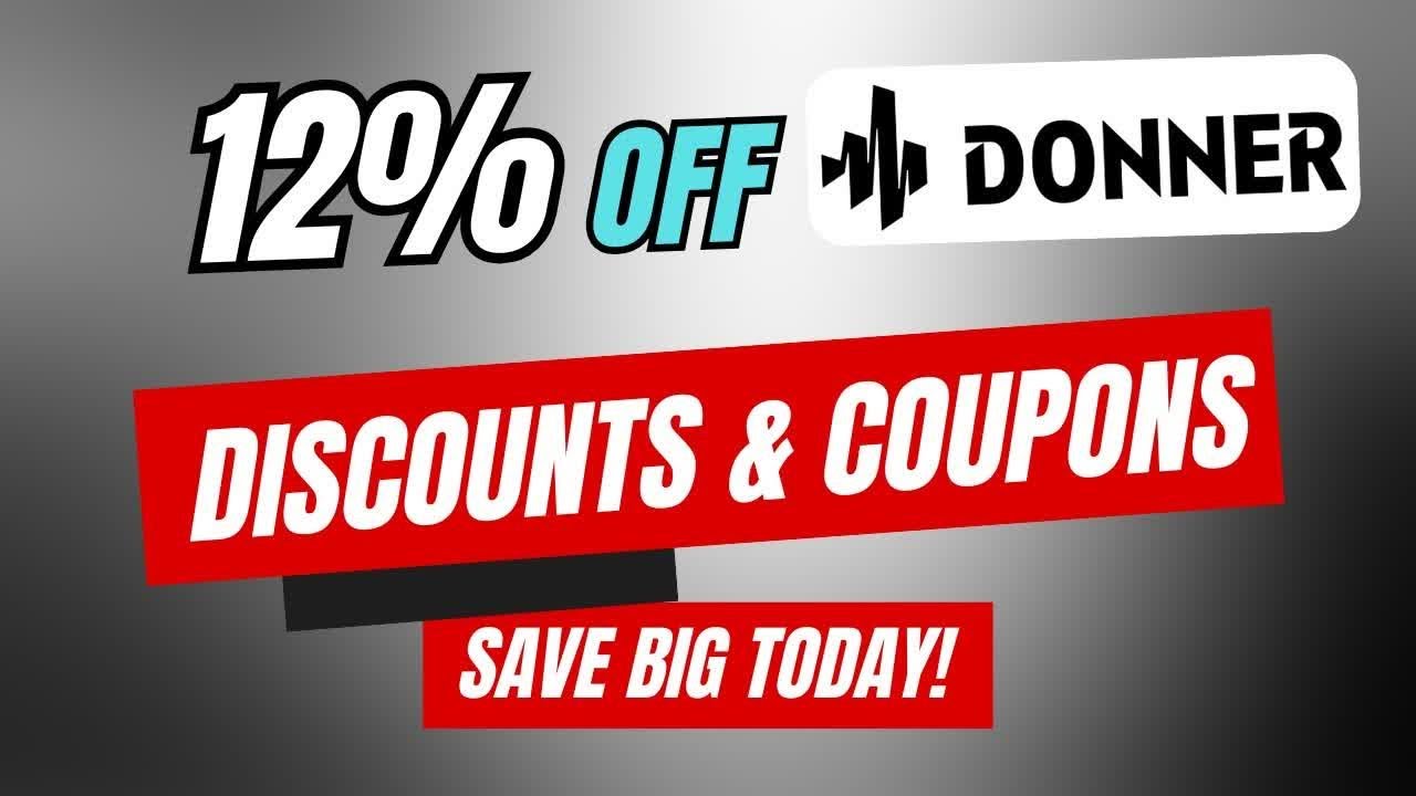 12% Off Donner Music Coupon Code, Promo Codes & Discounts – Save Big ...