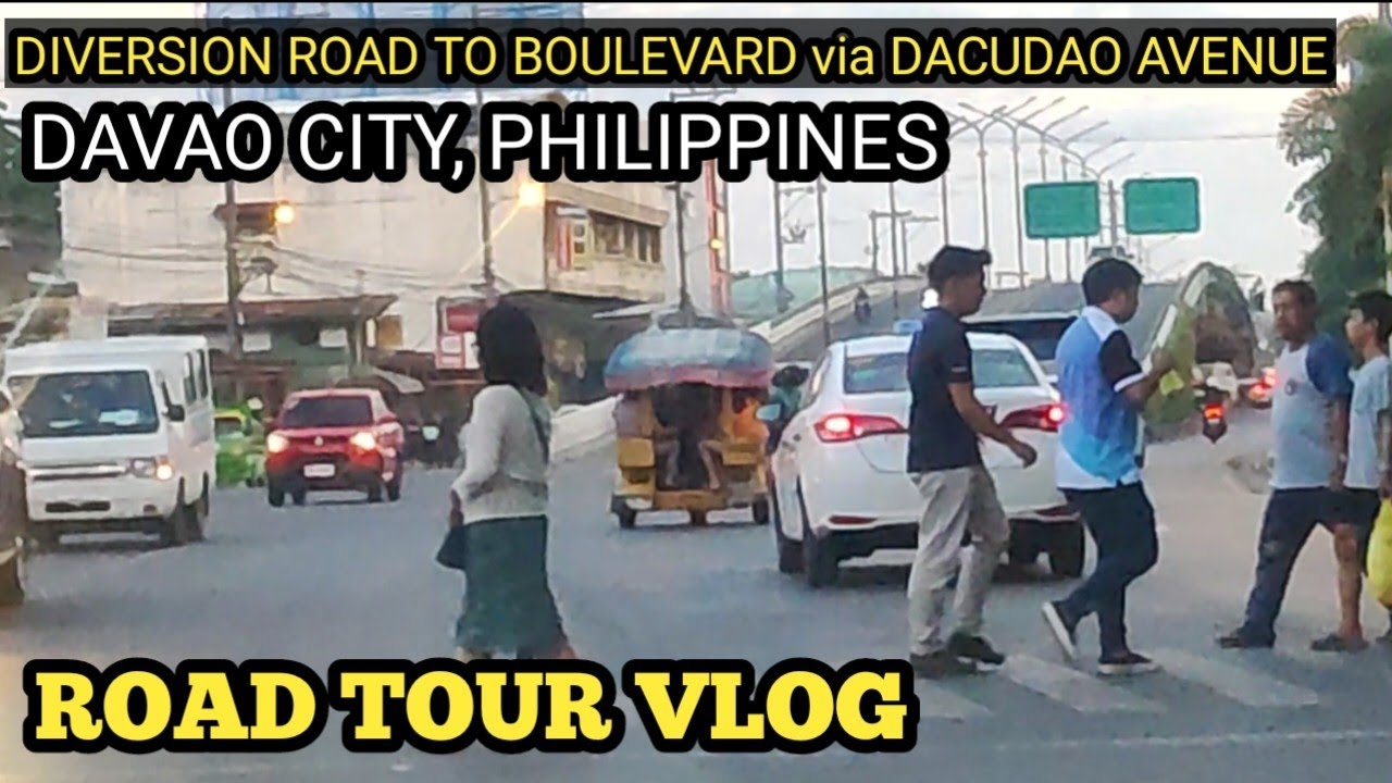 DAVAO CITY ROAD TOUR FROM BUHANGIN DIVERSION ROAD TO MINI FOREST QUEZON ...