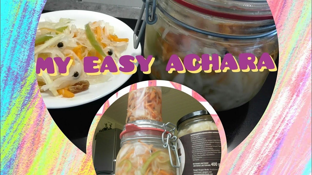 My Easy Achara ( Pickled ) - YouTube