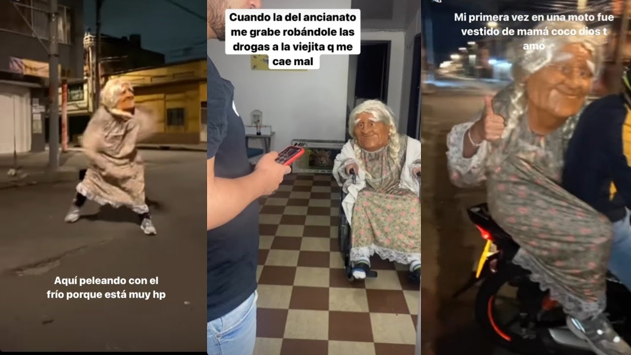 Juandam disfrazado de mamá Coco - YouTube
