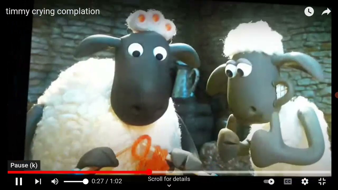 Shaun The Sheep Timmy Crying