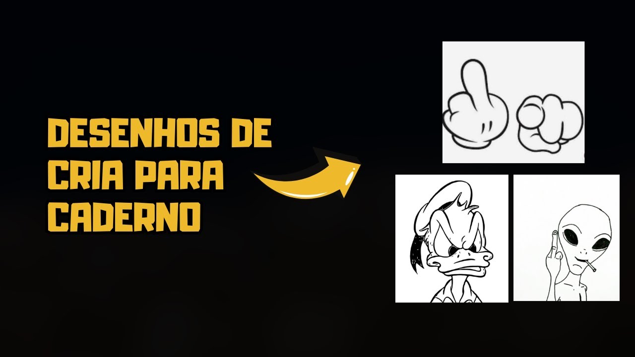 Desenho para Desenhar no Caderno de Cria - DESENHOS DE CRIA - YouTube