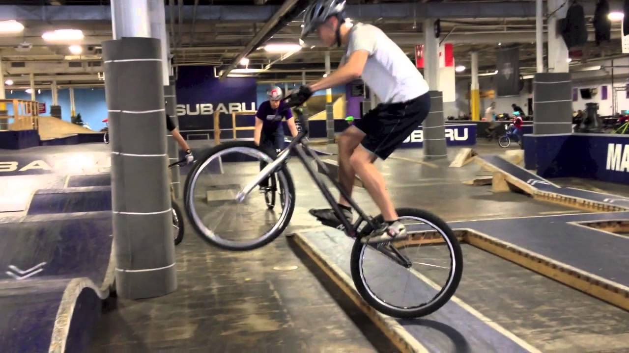 BikeTrials at Joyride Bike Park - Winter 2014 - YouTube