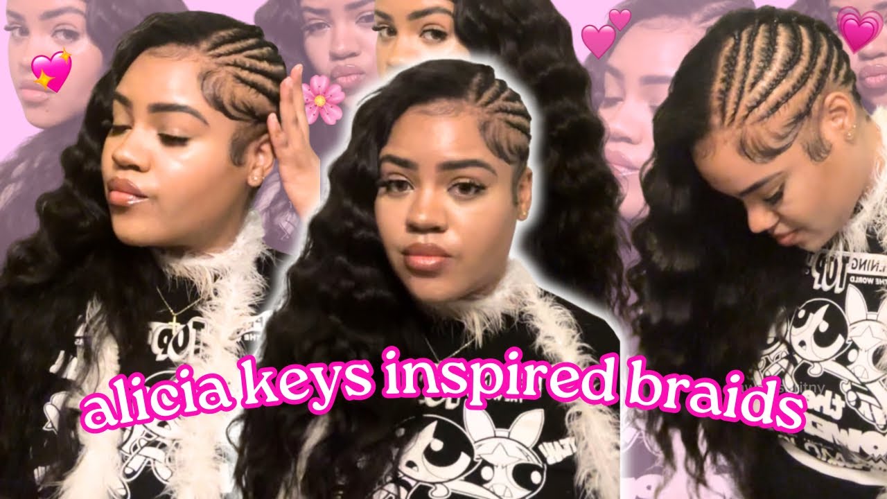 Cassie Braids Quick Weave | DIY Half Braids Half Quick Weave - YouTube