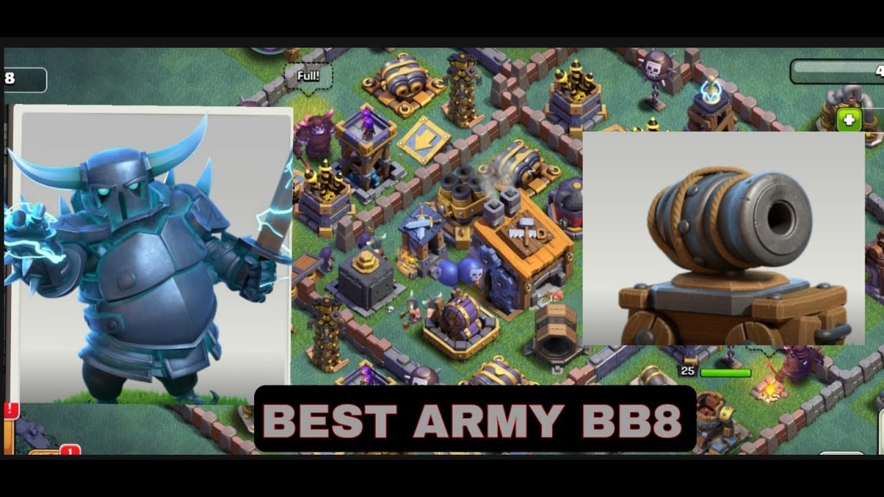 BEST ARMY FOR BUILDER BASE 8 IN 2021 |COC 3 Star Max BH8 Base 2021 ...