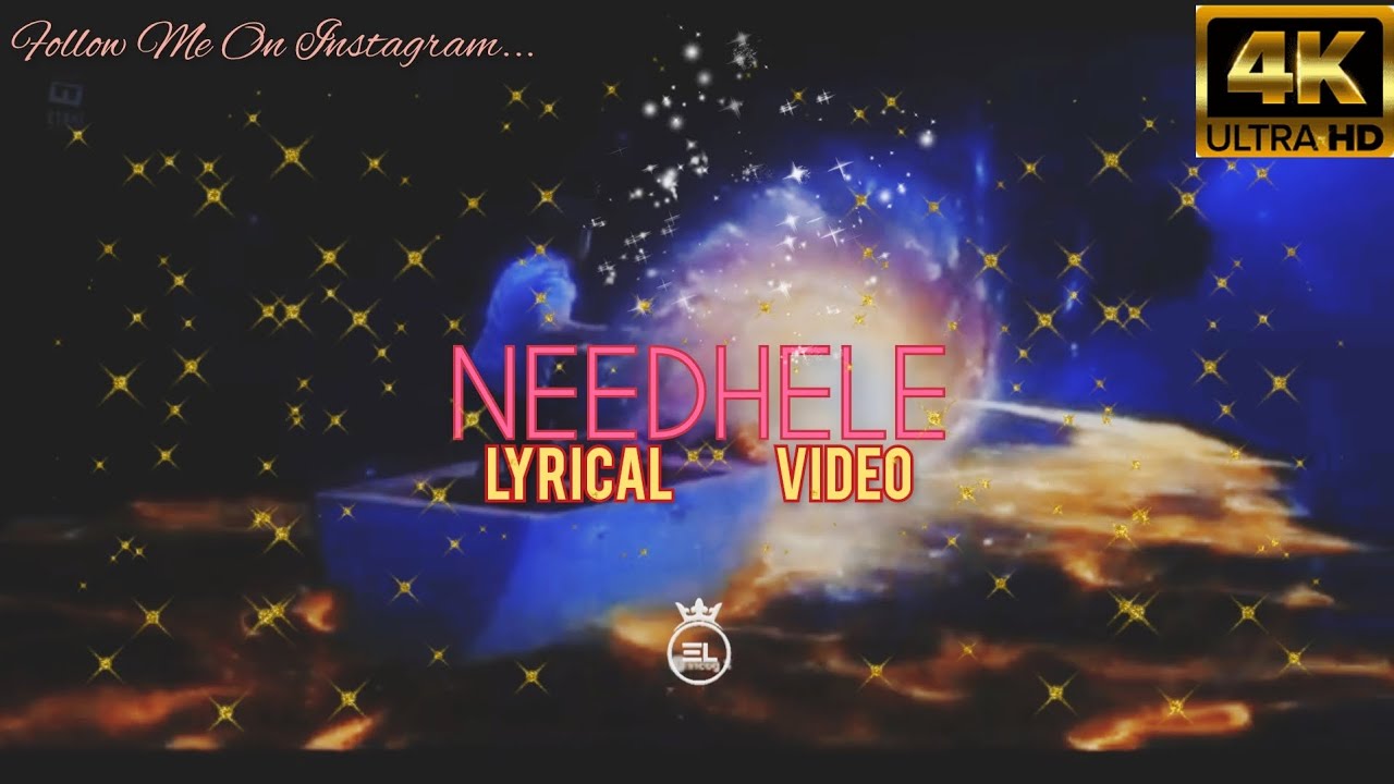 😍 || "JUST TRIED..THUMBS UP 👍🏻.!! 😃" || NEEDHELE LYRICAL VIDEO SONG || #editinglover #needhele ...