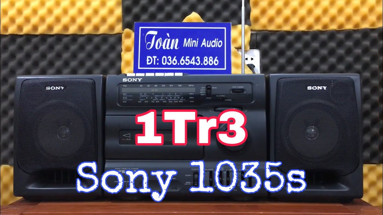 Sony CFS 1035s - Giá 1Tr3 - Nghe cassette và radio cực tốt - LH 036. ...