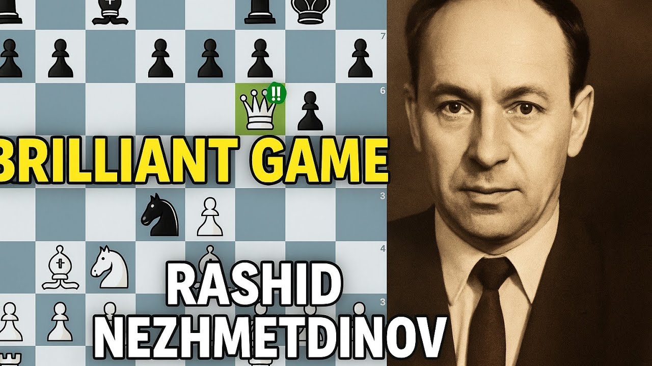 Brilliant Game Rashid Nezhmetdinov Sacrifise of Century - YouTube