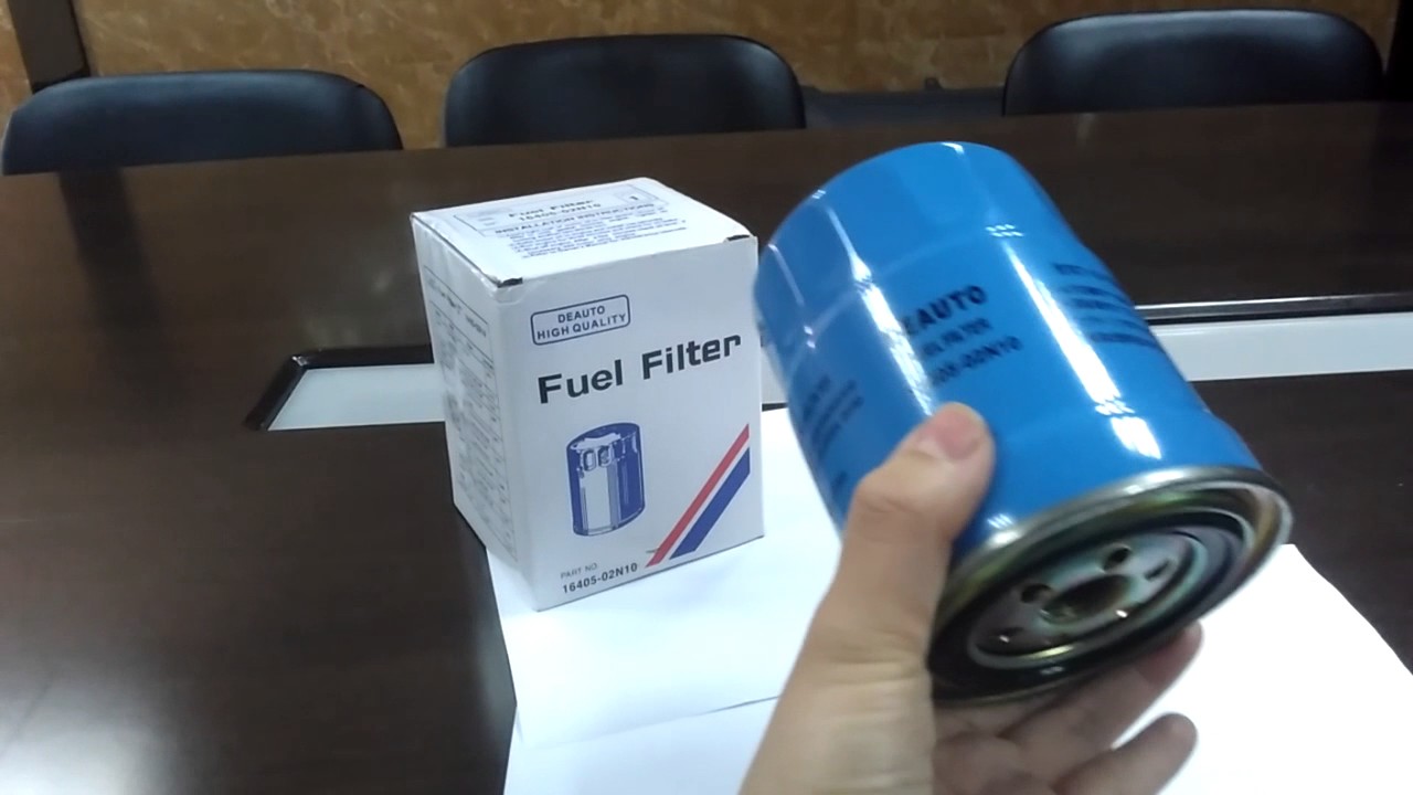 FUEL FILTER 16405 02N10 for Toyota cars - YouTube