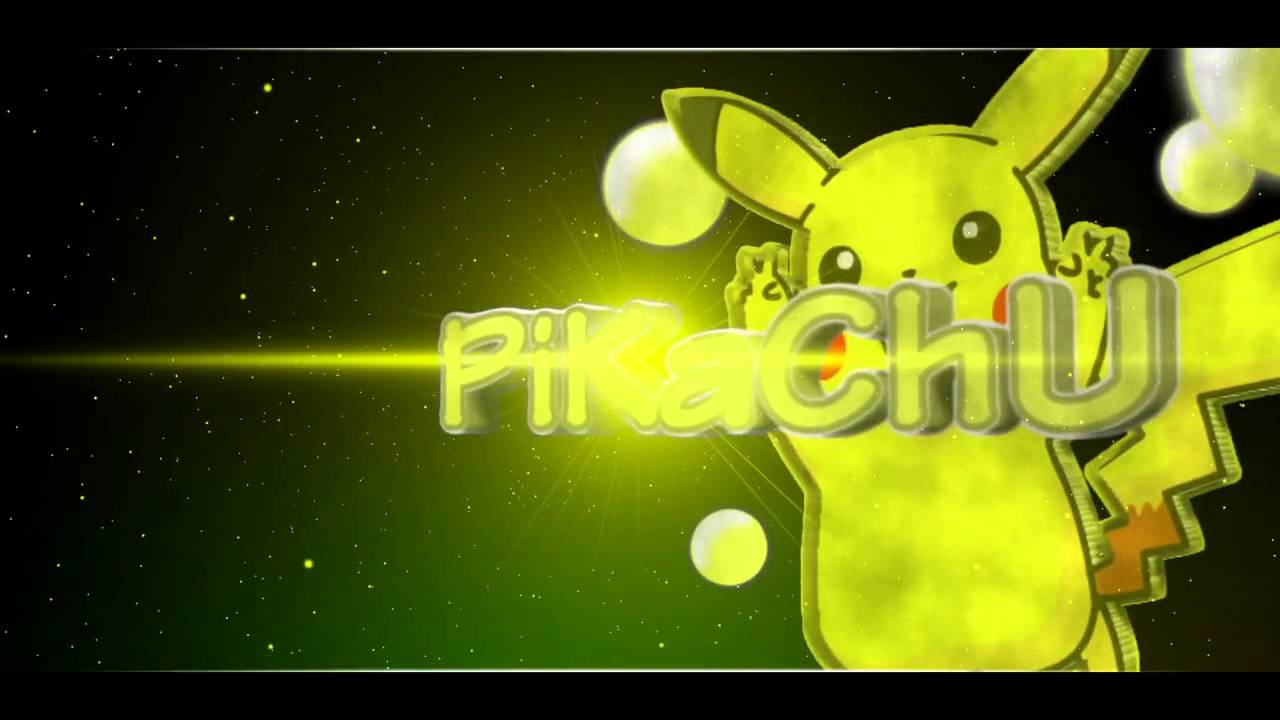 【AviutlOnly】 Intro = pikachu = By: 'G3X' Free Intro - YouTube