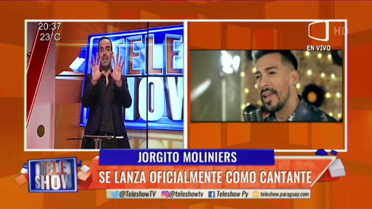 Jorge Moliniers inició oficialmente su carrera como cantante - YouTube