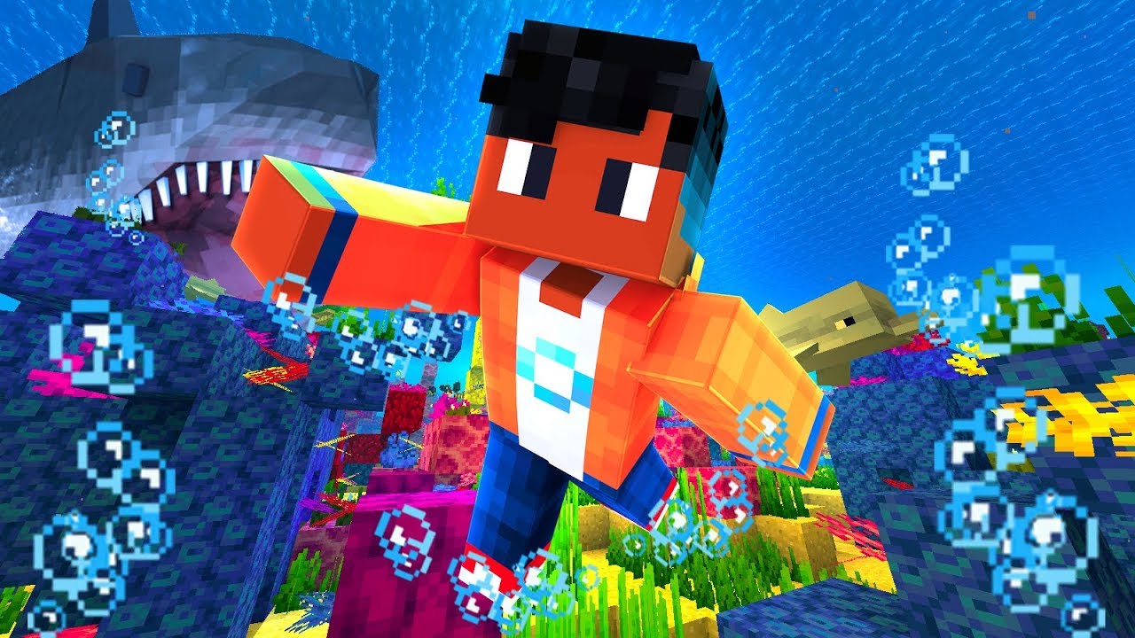 FUI NO LUGAR MAIS FUNDO DO MAR NO MINECRAFT 1.13 MODO HARDCORE !! - YouTube
