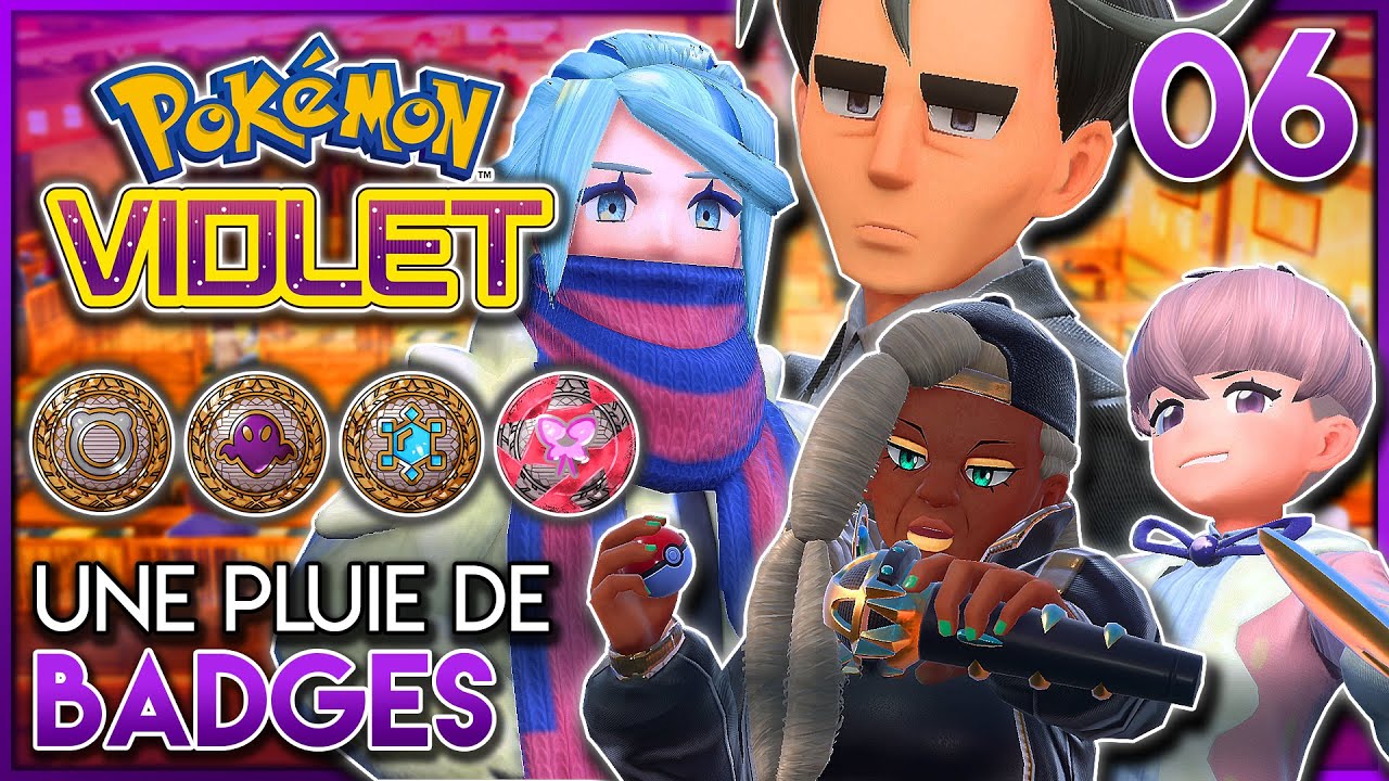 UNE PLUIE DE BADGES - Let's Play Pokémon Violet / Ecarlate | 06 - YouTube