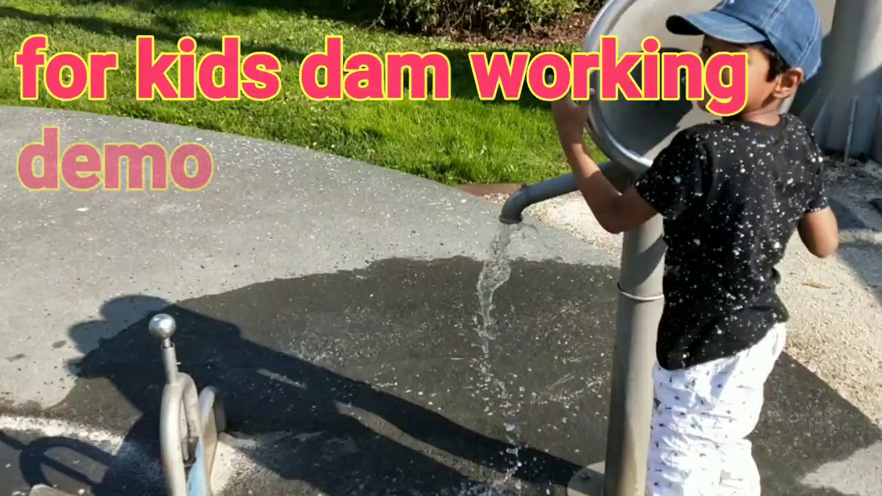 Working dam water model kids learning | kids water science learning ...