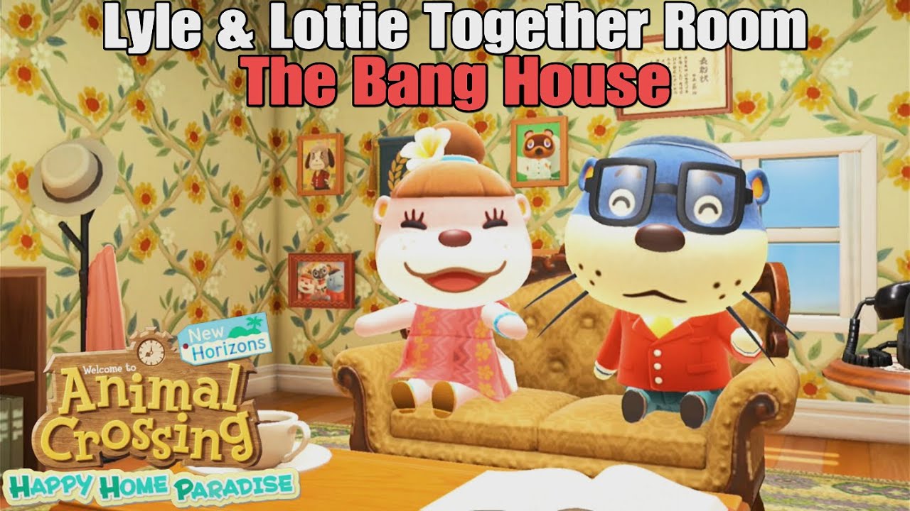 Animal Crossing NH Happy Home Paradise - Lyle & Lottie Together Room ...