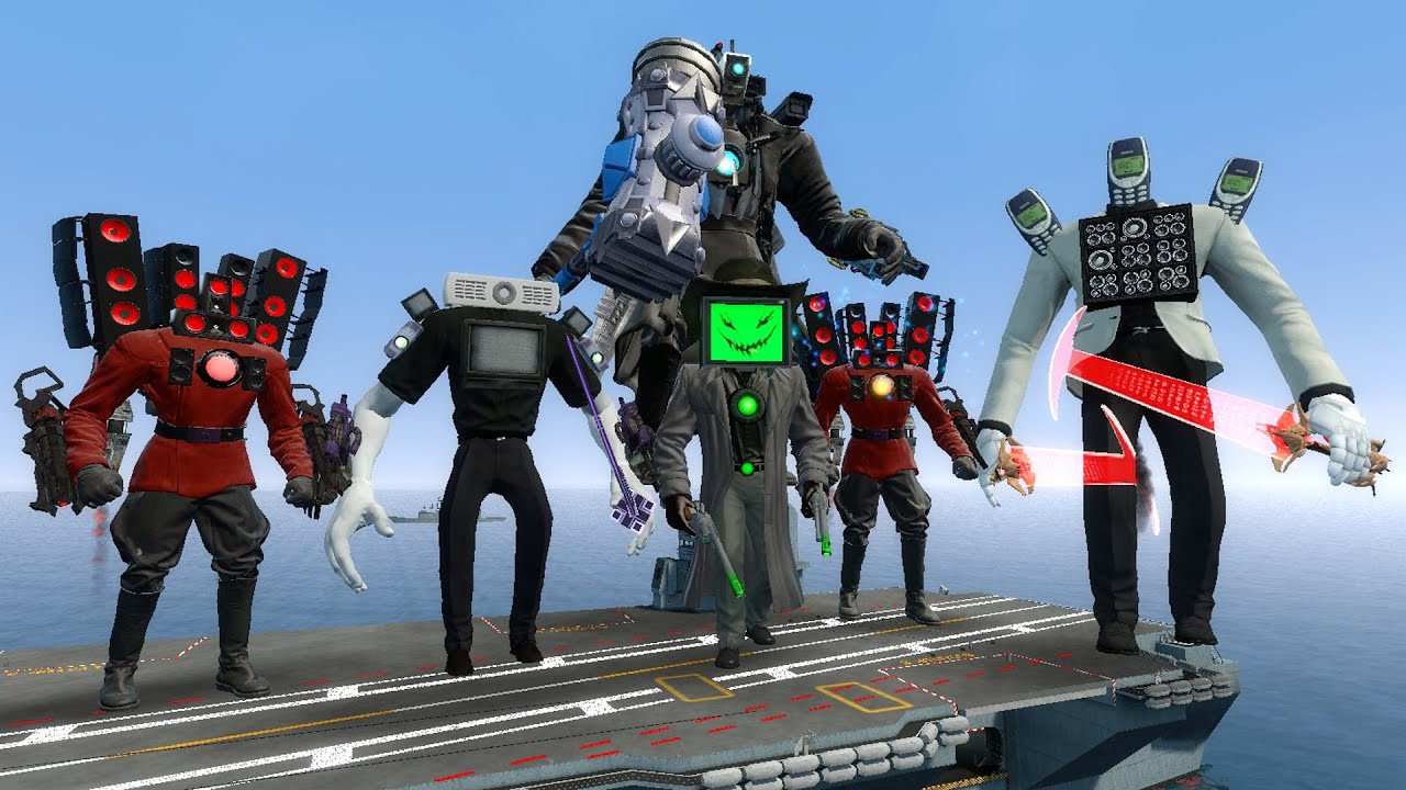 NEW UPGRADED TITAN NOKIA MAN VS UPGRADED SCIENTIST & TITAN SPEAKER MAN ...