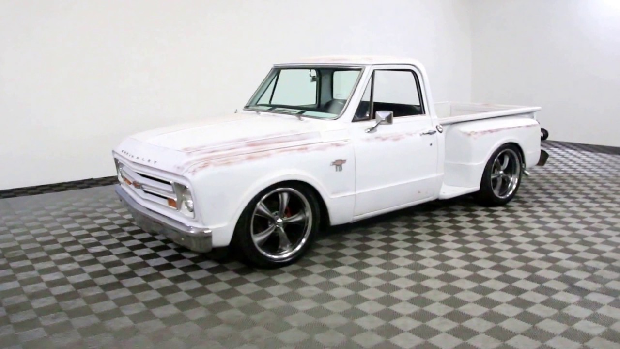 1967 CHEVROLET C10 PATINA/WHITE - YouTube