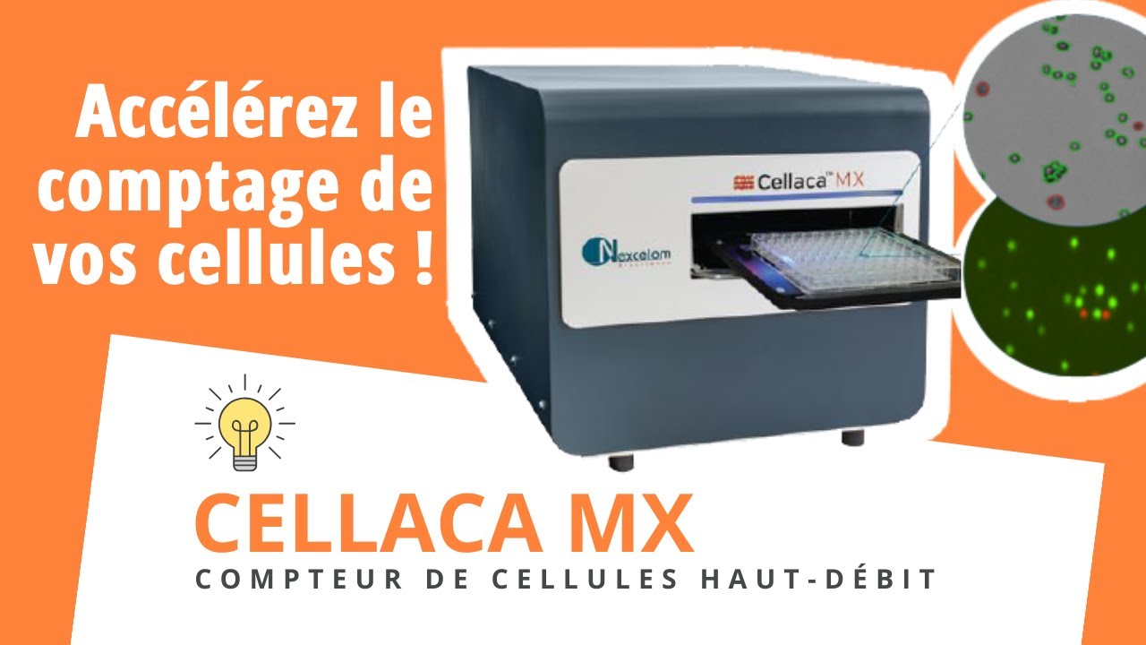 Compteur de cellules haut débit Cellaca MX : accélérez le comptage de ...
