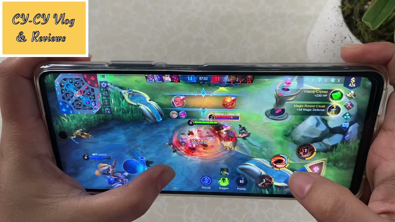 Infinix Note 10 Pro | Mobile Legends Gaming and Heating Test - YouTube