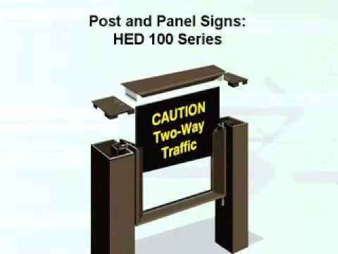 Post and Panel Sign Product Overview - YouTube