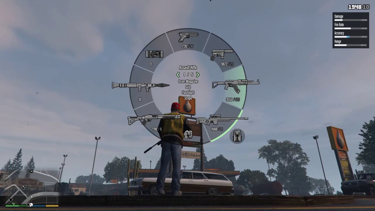 GTA 5 - Symbols appear on gas station signs at night - YouTube