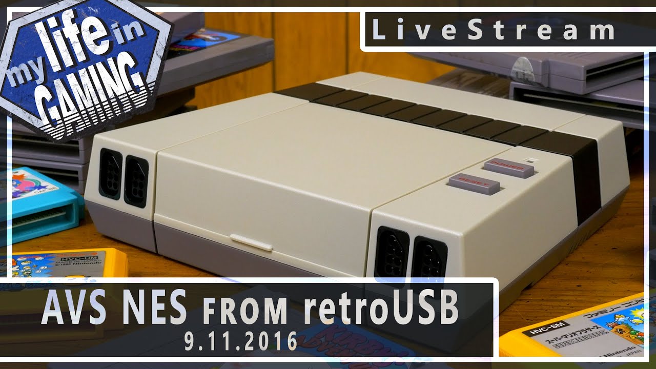 AVS NES w/ Brian from retroUSB :: LIVE STREAM - YouTube