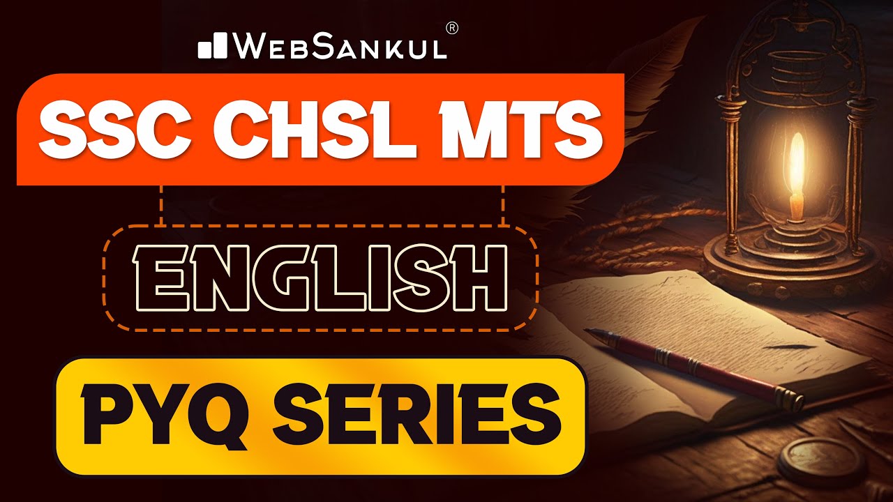 English | PYQ Series | SSC CHSL MTS | WebSankul - YouTube