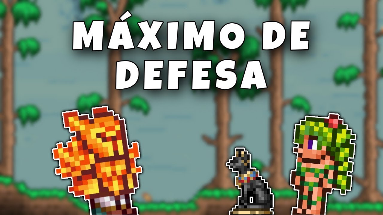 Como ter o MÁXIMO de Defesa no Terraria - YouTube