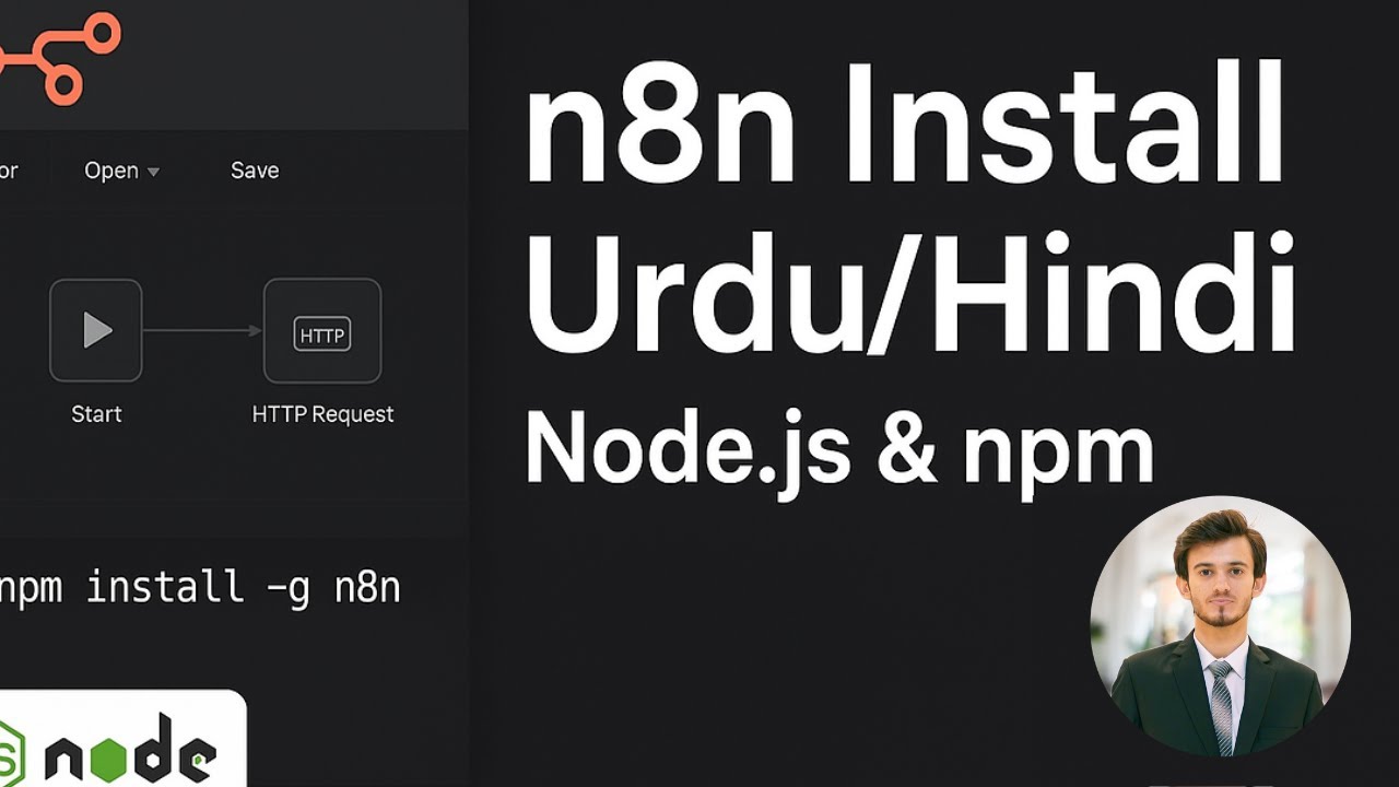 How to Install n8n Locally with Node.js and npm (Urdu/Hindi Tutorial ...