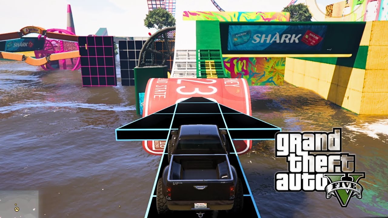 The BIGGEST GTA 5 Hole in the Ground Challenge EVER! - YouTube