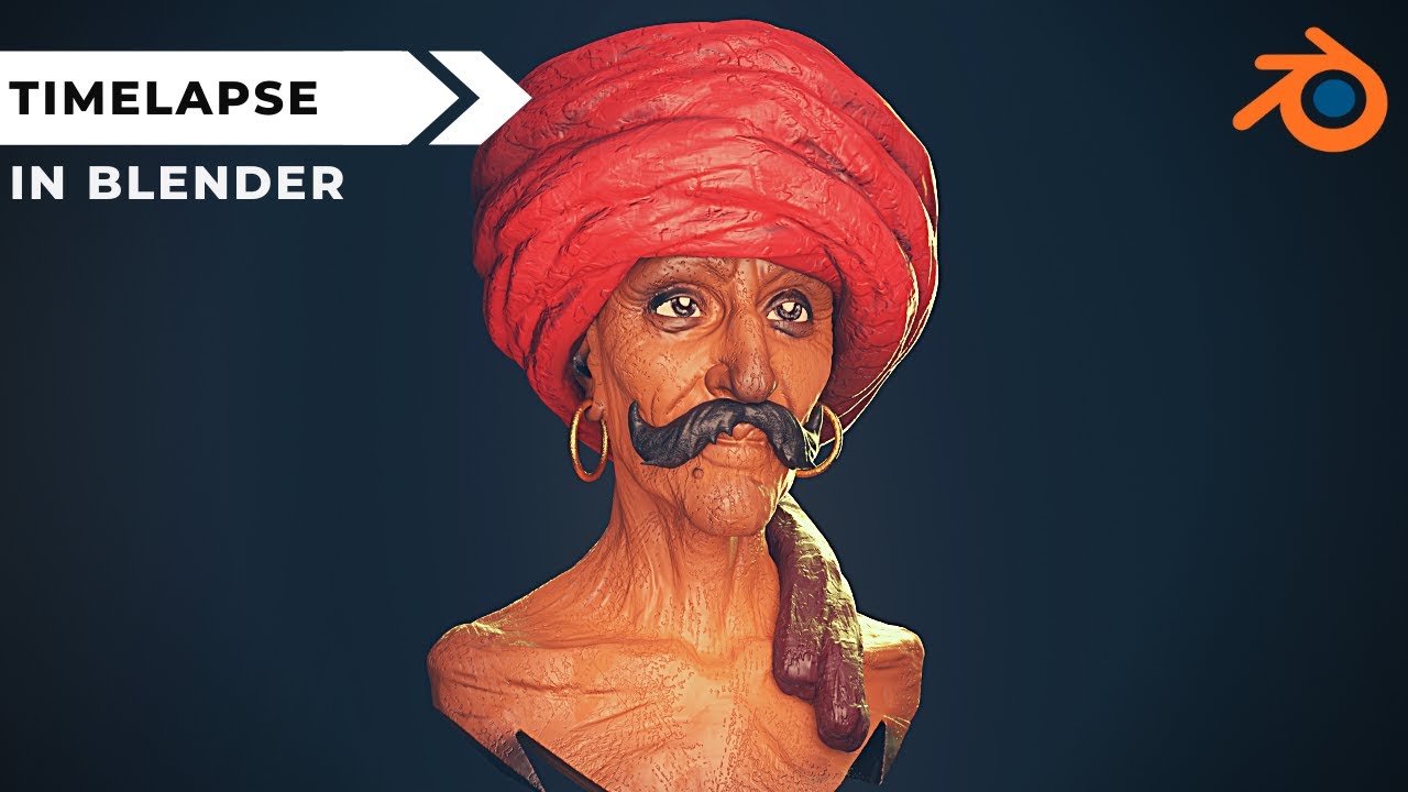 Red Turban Sculpting in blender - YouTube