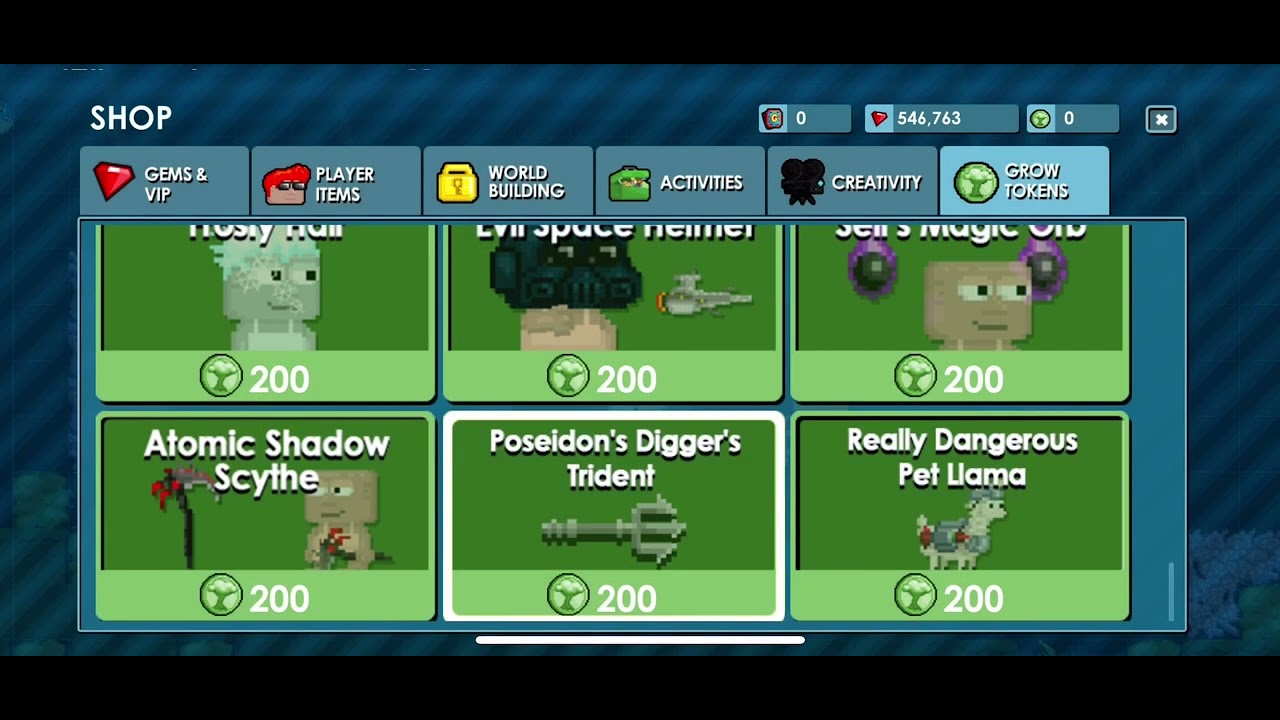 getting poseidon's trident in Growtopia! - YouTube